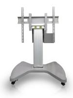 China Motorized Height Adjustable Touch Screen Monitor Interactive Smart Board Use Electronic Mobile Stand Good Quality Flexible Stand for sale