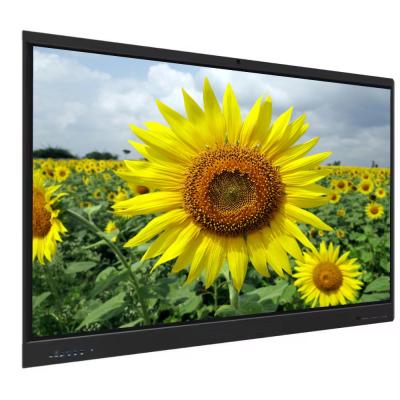 China Interactive Boards for Schools Conference 65 Inch Smart Interactive Board Whiteboard Android Windows System Interactive Flat Panel Display for sale