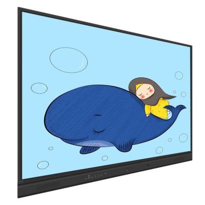 China 16:9 4000:1 Ratio Infrared Interactive Whiteboard 20 Touch Points Finger/Objects Touch Method for Business Meetings Online Education With Software for sale