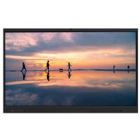 China 86 Inches Anti-glare Tempered Glass Interactive Whiteboard Built-in 5000:1 Speaker Wifi BT Hotspot Light Sensor 50 Touch Points For Conference Classroom Kids for sale