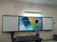 China 98 inch Digital All in one Interactive whiteboards Side boards with Smart boards For School for sale