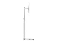 China Portable Touch Screen Kiosk 32 Inch Android 12 8+128G Camera Speaker Built-in Wifi Bluetooth With Mobile Stand For Meeting Showroom Bar Pub for sale