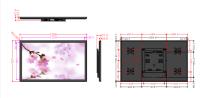 China Enhance Viewing Experience with 170 Degree Viewing Angle Digital Totem 32 43 49 55 inch Wall type Monitor Media Advertising Player for sale