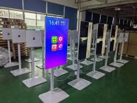 China Wholesale with order scaning 23.8 Inch 27inch 32inch Floor Standing Digital Signage Display Advertising Floor Standing Kiosk Capacitive Touch With Android Or Windows System for sale