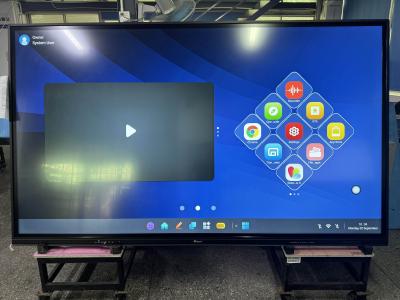 China Wholesale Infrared Touch Technology Interactive Touch Screen Monitor 150W Power Consumption 178° View Angle Builtin Android 13 14 For Choice School Education Equipment for sale