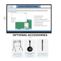 China Factory Price 4k 75 Inch Touch Screen Multi-language Software Lcd Smart Board Android Interactive board for school and meeting for sale