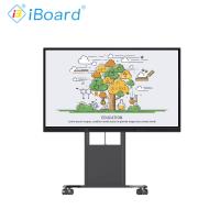 China 75 Inch Interactive Flat Panel Display Touch Screen with Updated AI Function for Smart Education for sale