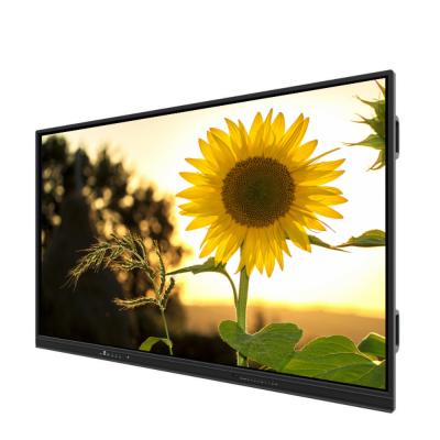 China 4K Smart Classroom Board 75 86 Inch Smart Board Android Windows System For Teaching School Interactive Smart Boards Interactive Flat Panel for sale