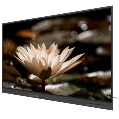 China Interactive Flat Panel Displays 110 Inch Large Screen Android OPS PC USB HDMI TYPE-C Connection Ports All in One 50 Touch Points Wall Type Mobile for sale