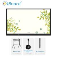 China High Quality Factory Price Digital Whiteboard Smart Board 4k 55 65 75 85 98 Inch Interactive Android/ops Touch Screen Interactive board for school teaching Bussiness meeting for sale