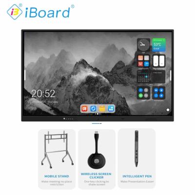 China 75 Inch Interactive Flat Panel Display Touch Smart Board with Android 14 8+128G for Education for sale