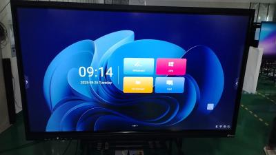 China IBoard Factory Wholesale Interactive Touch Screen Monitor 2mm Accuracy 15W*2 Or 20W*2 Speakers And Wireless Screen Projection Interactive Whiteboard for sale