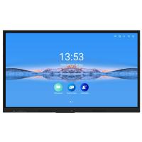 China Iboard Interactive Whiteboard Pen Finger Touch Android 14 4+32G 8+128G Ram And Rom Wifi Hotspot BT Office Teaching Software Speaker Built In 65 75 86 Inch for sale