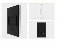 China 65 Inch Wall Mounted Infrared Touch Screen Kiosk with 4K Resolution and Built-in Speakers for sale