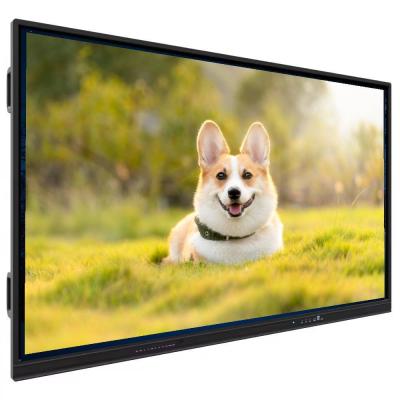 China High Quality Factory Price Digital Whiteboard Smart Board 4k 55 65 75 85 98 Inch Interactive Android/ops Touch Screen Interactive board for school teaching Bussiness meeting for sale