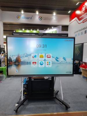 China Factory Direct IBoard TE-QS Series Android 14 8+128G Interactive Flat Panel Display All In One Windows System Optional Wireless Screen Projection Interactive Whiteboard For Office Conference Meeting for sale