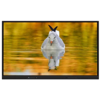 China LED Interactive Whiteboard with Android 14 Ultra Fine Infrared Touch and Optional Camera Mic for Schools and Meetings for sale
