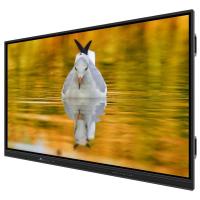 China LED Interactive Whiteboard with Android 14 Ultra Fine Infrared Touch and Optional Camera Mic for Schools and Meetings for sale