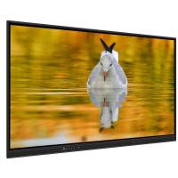 China LED Interactive Whiteboard with Android 14 Ultra Fine Infrared Touch and Optional Camera Mic for Schools and Meetings for sale