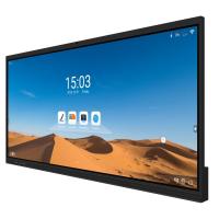 China 92 Inch Interactive Flat Panel with 5K Resolution and Dual OS for Classroom and Meeting Rooms for sale