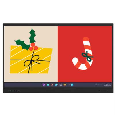 China iBoard 19 years Factory Wholesale Cheap price Built-in Android 14 Support MDM Interactive whiteboard Flat Panel Display with Infrared Touch and Remote Upgrade OTA Over Internet Network for sale