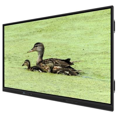 China 65 Inch All In One Interactive Whiteboard with 8+128G Storage and Infrared Touch for Teaching and Meetings for sale