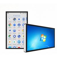 China Digital Advertising Monitor with Android/Windows OS Wall Mounted Touch Screen for Supermarket Airport Hotel for sale