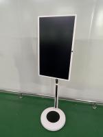 China 32 inch Portable Smart TV Mobile Touch Screen Wireless Android TV on wheels for sale
