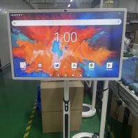China 32 inch Portable Smart TV Mobile Touch Screen Wireless Android TV on wheels for sale