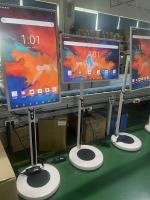 China 32 inch Portable Smart TV Mobile Touch Screen Wireless Android TV on wheels for sale