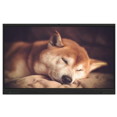 China 65 Inch Interactive Flat Panel with Android 14 and 8+128G RAM for School and Office Meetings for sale