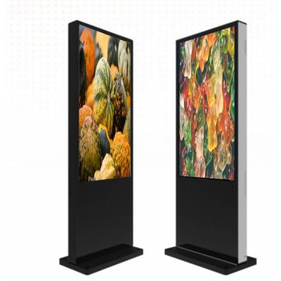 China Touch Screen Kiosk 4K 55 Inch Menu Board Android Windows For School Bank Hospital Store for sale