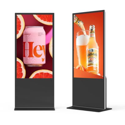 China 43 Inch Optional Touchscreen Enabled Digital Signage Supporting Windows and Android for Wall-mounted Free-standing or Ceiling-mounted Installations for sale