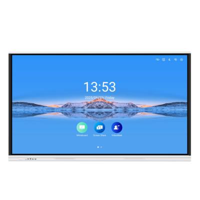China 86 inch Interactive Whiteboard with 4K UHD Display and 20/40 Touch Points for Collaborative Learning for sale