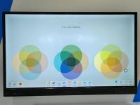 China 75 inch 4K UHD Interactive Flat Panel with 20-Point Multi-Touch for Classroom and Workplace for sale