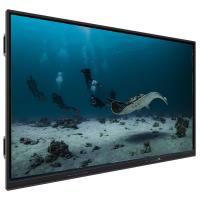 China IBoard 55-98 Inch Interactive Whiteboard Smart Teaching Board with 4K HD Display Dual System Windows and Android Anti-glare Tempered Glass for sale
