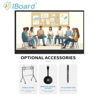 China LOW MOQ All in One Interactive Touch Screen Whiteboard with Ops Interactive Flat Panel Board Dual Android Systems for sale
