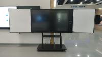 China Height Adjustable Mobile TV Cart Stand for 65