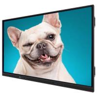 China Interactive Flat Panel with Two Sides Hotkeys Light Sensor Support and 0℃~50℃ Operating Temperature for Business Meetings for sale