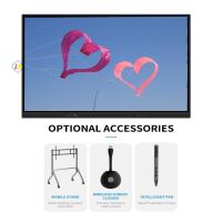 China IBoard Factory Android 9.0 Interactive Flat Panel with 50,000 Hrs Lifetime and 40 Touch Points for Enhanced Teaching for sale