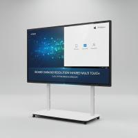 China IBoard 3840X2160 Resolution Infrared Multi Touch Screen Interactive Flat Panel with Dual System Android Windows for Office and Education for sale