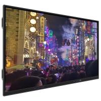 China Interactive Flat Panel with Android 13 or 14 4mm Tempered Glass and 6 Array Mic Built In Smart Whiteboard for sale