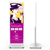 China Digital Advertising Monitor with 10 Capacitive Touch Points for Wall or Floor Stand Installation and Customizable Dashboards for sale