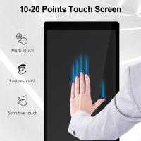 China IBOARD 43 50 55 65 75 Inch Vertical Stand Advertising Screen Lcd Digital Signage Totem Led Display for Exhibition for sale