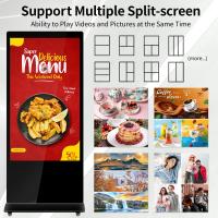 China Digital Signage Floor Stand Kiosk with 0.210(H) X 0.630(V) Mm Dot Pitch, DP Output, and 8ms Response Time for Indoor Advertising for sale