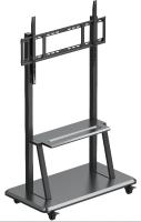 China Height Adjustable Mobile TV Cart Stand for 65