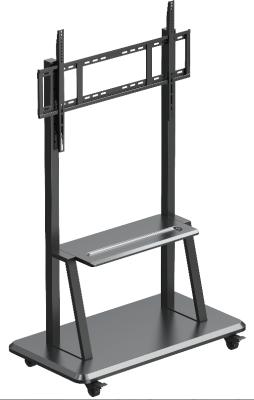 China Height Adjustable Mobile TV Cart Stand for 65