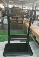 China Height Adjustable Mobile TV Cart Stand for 65