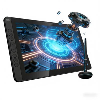 China 15.6 Inch Digital Writing Board with 1920x1080 Resolution and 178 Degree Viewing Angle for Design Office for sale