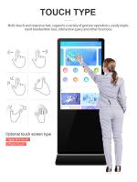 China Android System Digital Signage with Infrared Touch Screen Multi-OS Support and Full HD Resolution for Interactive Advertising for sale